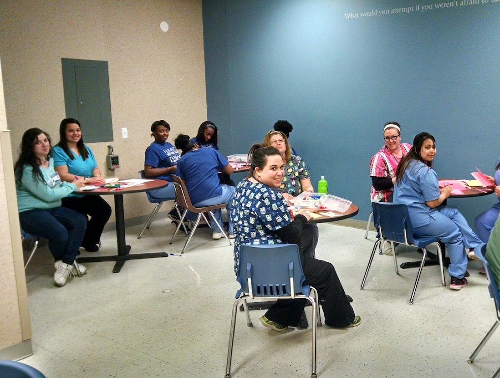 Ross Medical in Ann Arbor Makes Valentines for Veterans | Ross Campus ...