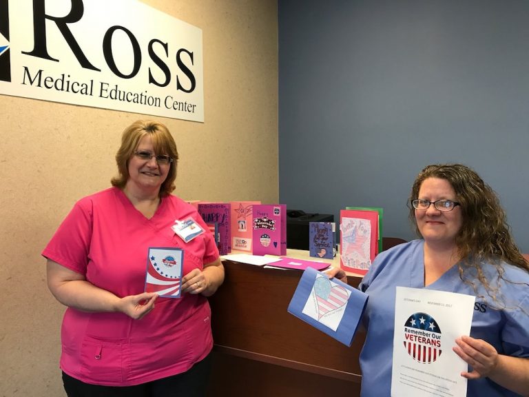 Students at Ross Medical in Brighton Make Cards for Local Veterans ...